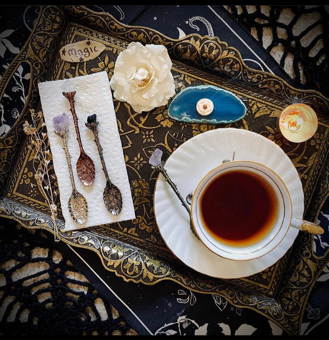 Witches Crystal Spoon - Manifest your intentions with the help of thes ...